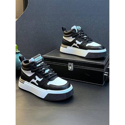 超好看巨好穿Minimalism Aquaman软底百搭高帮小白鞋男厚底内增高