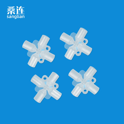 桑连塑料内螺纹十字管接头多规格