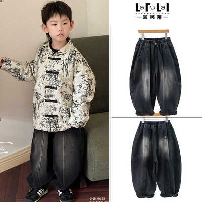 啦芙莱牛仔裤裤子老爹裤垮裤潮酷