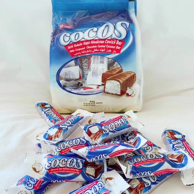 进口elvan巧克力棒土耳其椰蓉