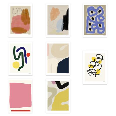 丹麦The poster clubLISA WIRENFELT装饰画海报FRANCA