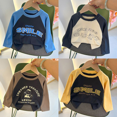 儿童打底衫长袖保暖中小童