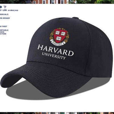 哈佛大学Harvard文化纪念棒球帽子美国名校男女学生防晒鸭舌帽夏