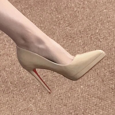 Nude Waterproof Platform Women's Thin Heel 2026 Elegant Poin