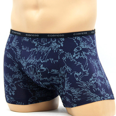 男士冰丝透气贴身青年大码平角裤