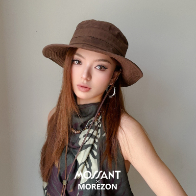 MOREZON【Mossant】26春夏新款设计师小众潮人简约百搭折叠渔夫帽