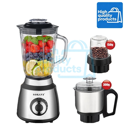3 in 1 blender mixer juicer machine food grinder  英文榨汁机