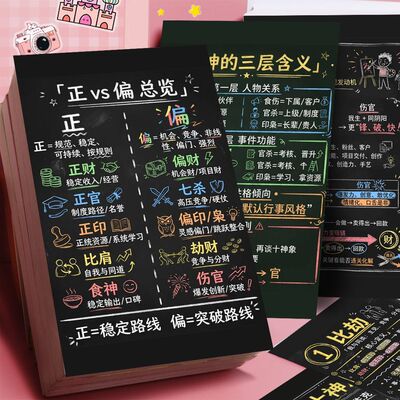 易经国学十神生克五行八字贴纸