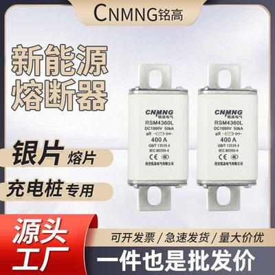 RSM4360L/RSY/170M新能源汽车熔断器DC1000V充电桩直流熔断器400A