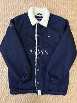 DESCENDANT COLLIER DENIM JACKET 蓝染羊羔绒牛仔夹克