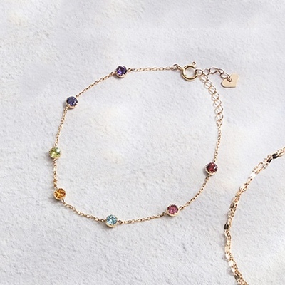 日本tsutsumi天然彩宝手链