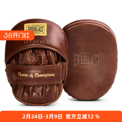 EVERLAST 1910 PRO CURVED 拳击手靶散打格斗跆拳道泰拳训练拳靶