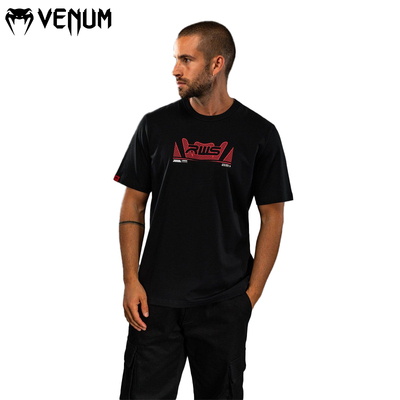 VENUM × RWS 2.0男士T恤男士棉T恤短袖运动健身训练跑步格斗休闲