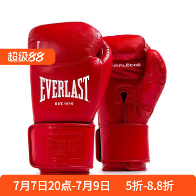 EVERLAST Powerlock OG Pro Bag 真皮沙包训练拳套打靶沙袋手套