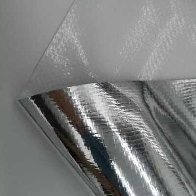 抗穿刺铝膜编织布铝箔编织布热封真空铝塑耐磨防水木箱海运包装膜