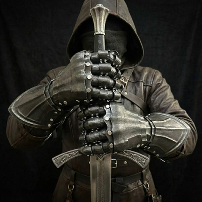 赛博朋克 机械板甲重工手套 装备道具 cos  男生礼物