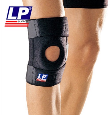 LP护膝弹簧运动膑骨防护透气专业护腿套登山跑步带孔733男女护具