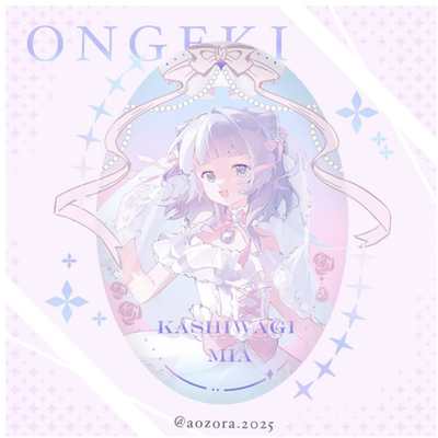 音击柏木美亚花嫁双闪吧唧徽章