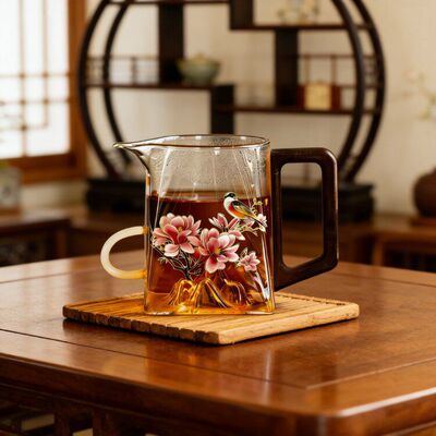 琉璃藏锋，遇热显纹｜加厚变色茶海，茶席上的“显影信物
