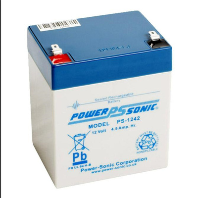 POWERSONIC蓄电池 PS-1242 12Volt 4.5Amp.hr. 免维护可充电电池