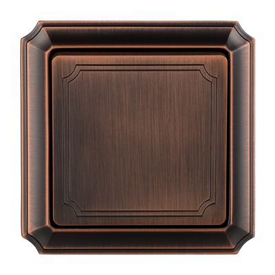 阿尔诺锌合金红古铜开关插座面板