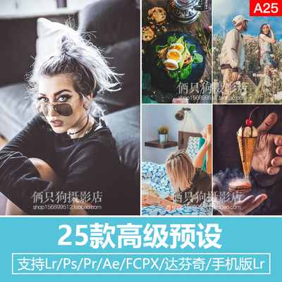 lightroom手机版lr预设人像胶片调色Ps滤镜app街拍INS风Pr/3DLut