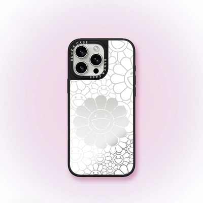 村上隆太阳花适用iPhone15promax手机壳苹果14pro新款16promax卡通13韩系12保护套11潮牌镜面15plus防摔17pro