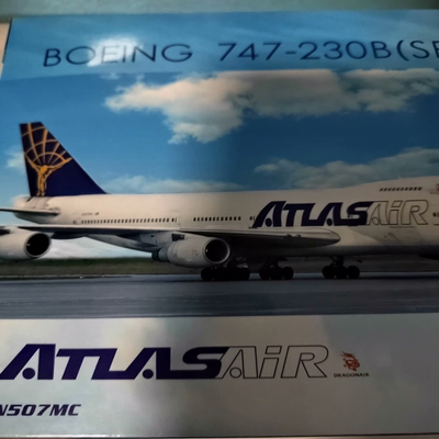 Phoenix 04443 亚特拉斯航空 B747-200 N507MC 1:400  买来就拍