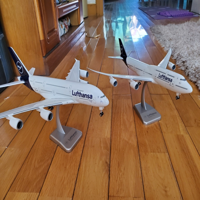 Lufthansa 汉莎航空A380B747模型，1:200带Lufthansa 标识，本店