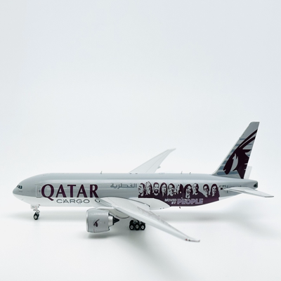 PH04475 1：400 Qatar 卡塔尔航空 Boeing 777-200LRF A7-BFG 模