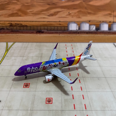 JC wings LH4232 英国 Flybe Embraer 195 G-FBEM 1:400註： 請
