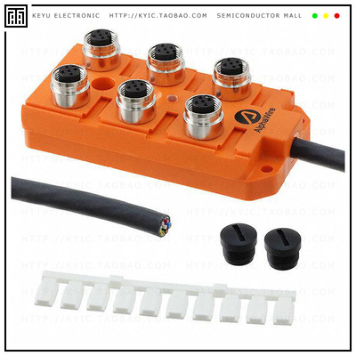 912-5M NC032【M12 PLASTIC 6PORT 1SIG LED】