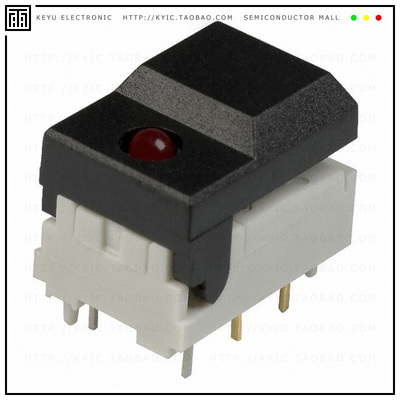 SERL BK RD 7.62 AU OA【SWITCH PUSH SPDT 0.01A 24V】