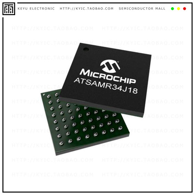ATSAMR34J18B-I/7JX【IC RF TXRX+MCU 802.15.4 64TFBGA】