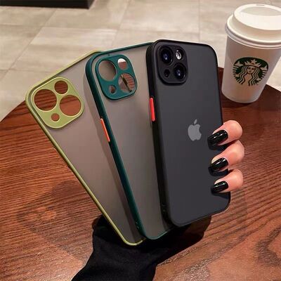 iPhone15亚克力ins简约肤感