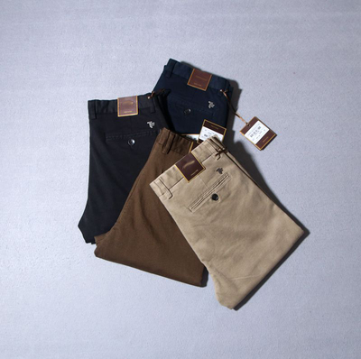 加厚抓绒男商务休闲裤长裤弹力