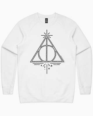 万圣节标志古着高街圆领卫衣