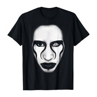 MarilynManson曼森摇滚美式短袖