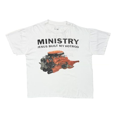 JesusBuiltMyHotRod短袖纯棉