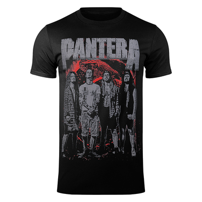 Pantera潘多拉乐队摇滚暗黑T恤男