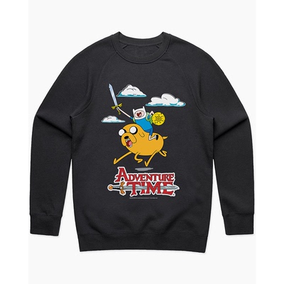 冒险时间美式古着高街圆领卫衣