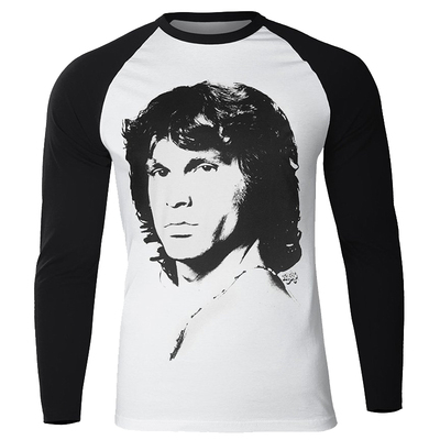 JJimMorrison大门乐队长袖T恤男