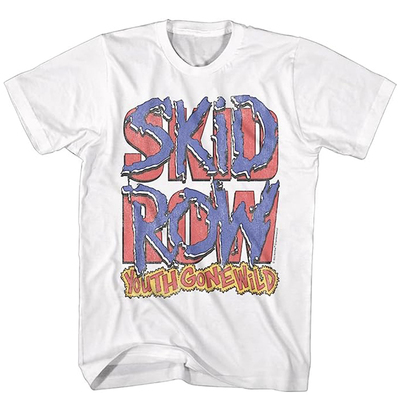 SkidRow短袖摇滚青年T恤