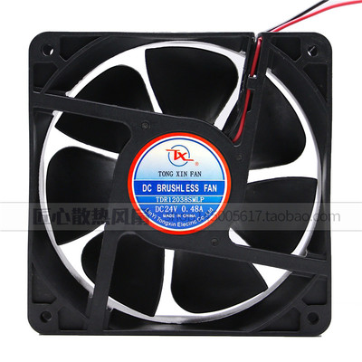 TX 同鑫 TDR12038SMLP 24V 0.48A 12cm 12038 散热风扇