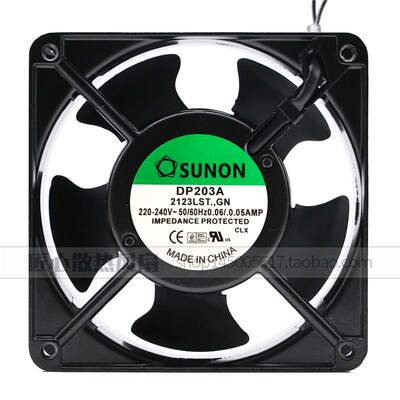 原装SUNON建准 12038 DP203A 2123LST.GN 220-240V 0.06/0.05AMP