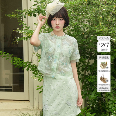 朝峰夏季法式设计感女短袖衬衫