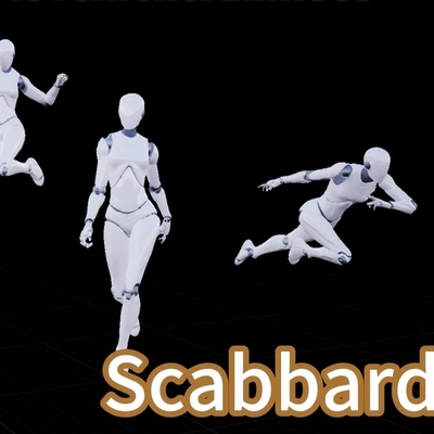 UE4UE5少女性人物移动运动作动画Common Female Movement Animset
