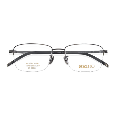 精工进口半框钛架镜框商务近视