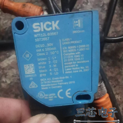 询价·拆机的sick西克WTT12L-B3567 多任务激光传感器议价-