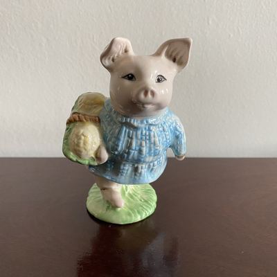 Royal Albert 阿尔伯特 Little Pig Robinson小猪鲁宾逊瓷偶摆件